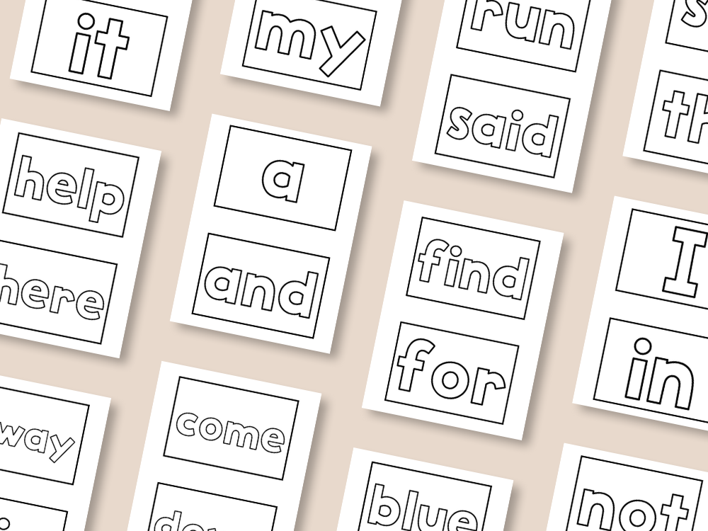 Level 1 High Frequency Words Play-Doh Mats Bundle - Better Behavior ...