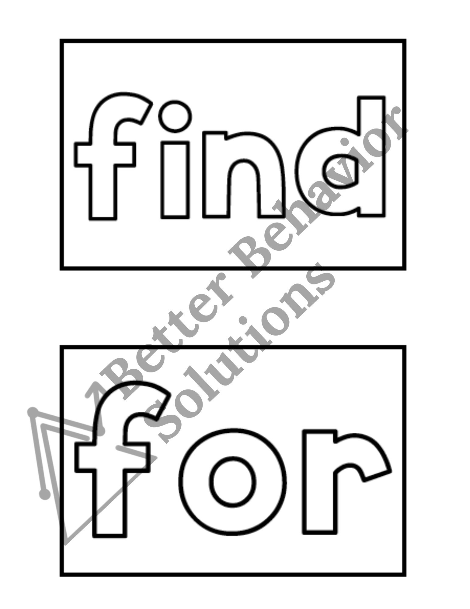 Level 1 High Frequency Words Play-Doh Mats Bundle - Better Behavior ...